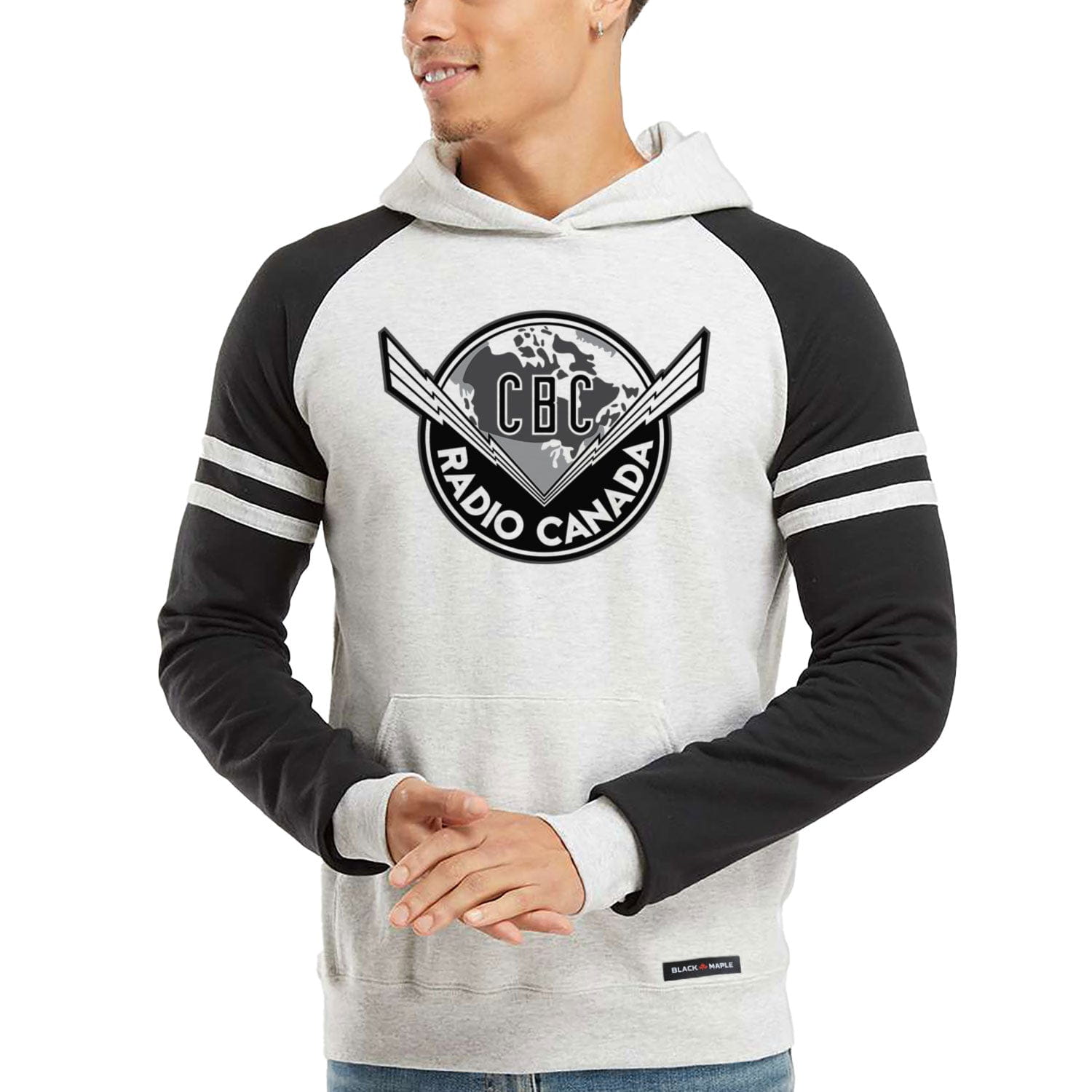 Varsity Hooded Sweatshirt – Black Maple Trading Co. Varsity Hooded Sweatshirt – Black Maple Trading Co.