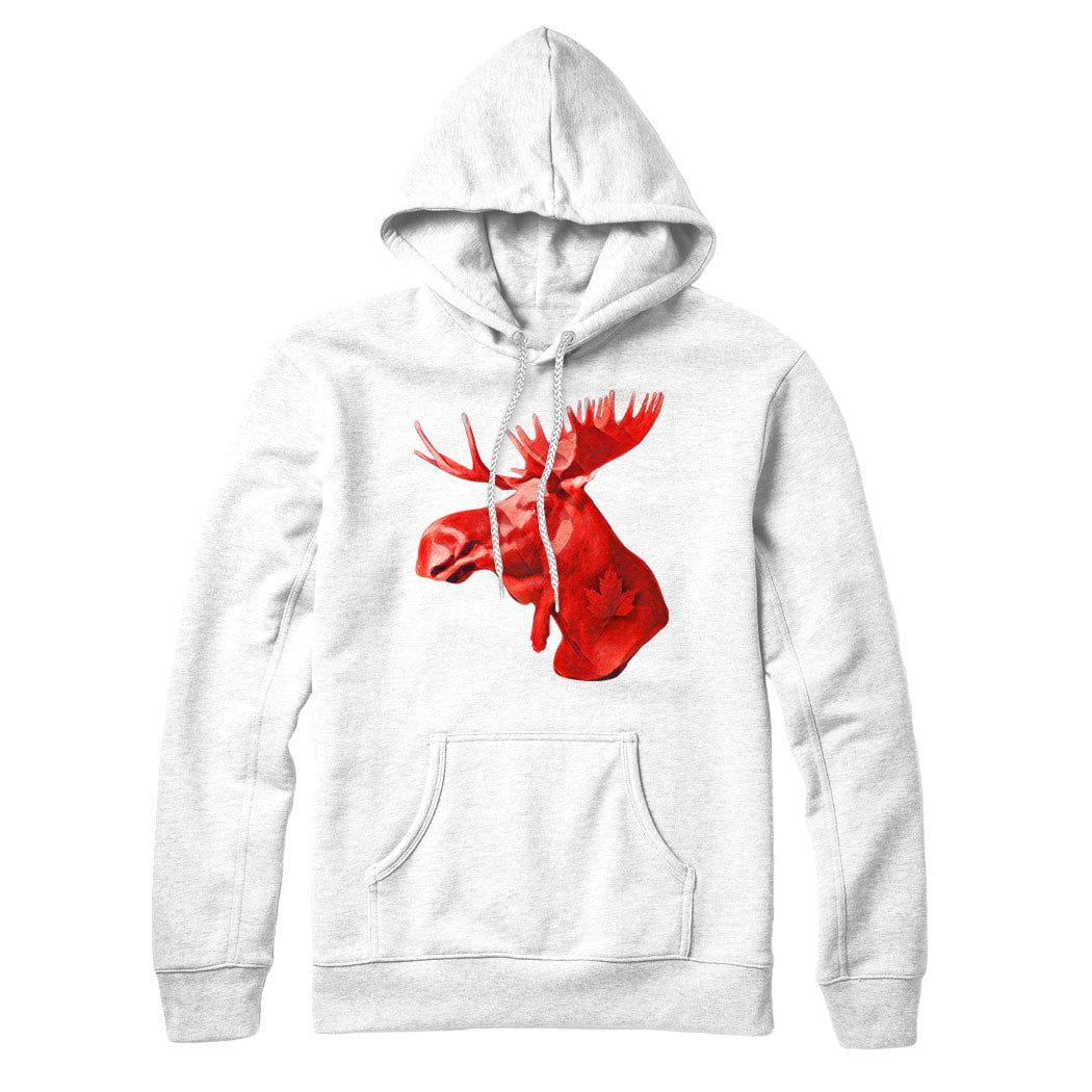 Proud Canadian Moose Sweatshirt or Hoodie – Black Maple Trading Co.