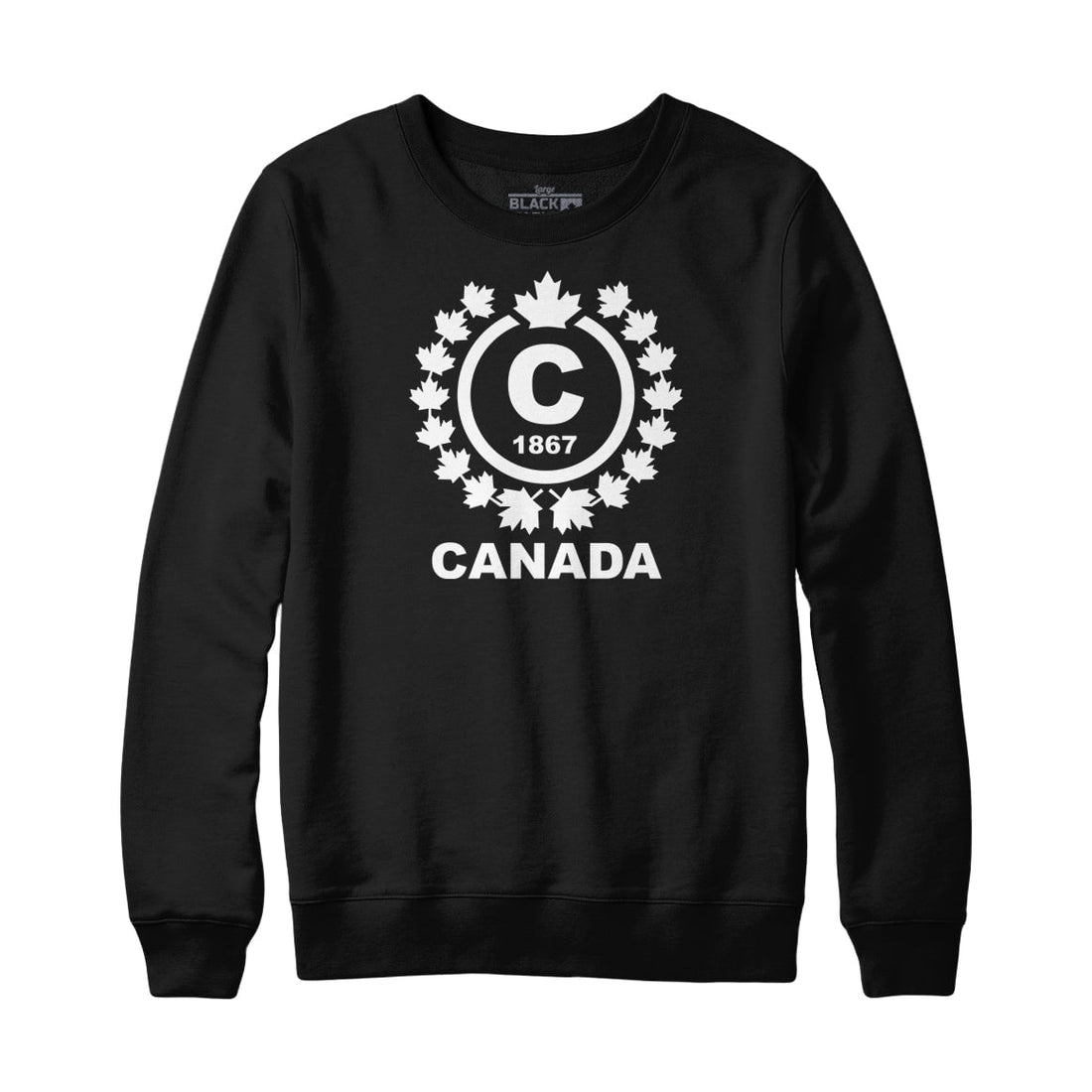 Canada Crest Sweatshirt and Hoodie – Black Maple Trading Co.