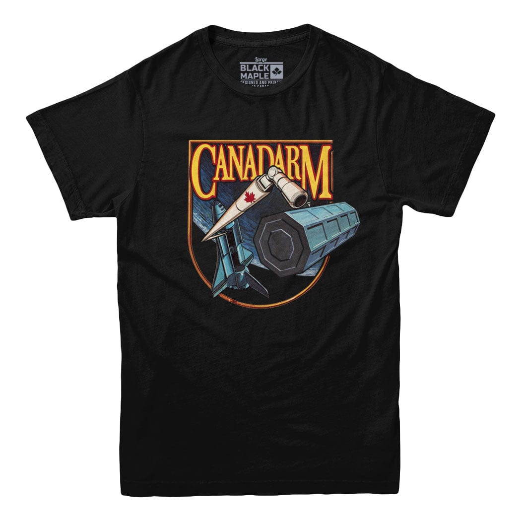 Canadarm Illustration T-shirt – Black Maple Trading Co.