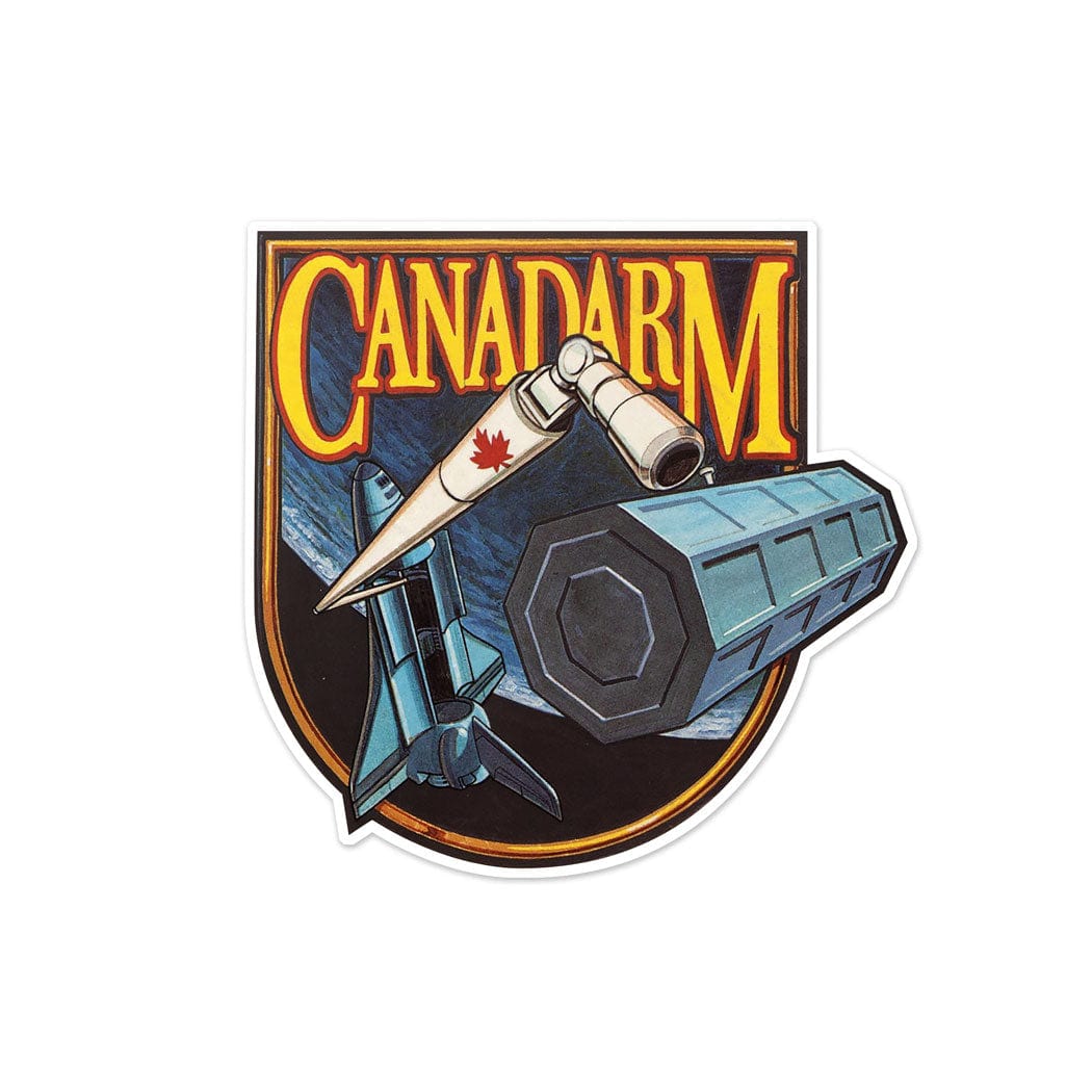 Canadarm Illustration Vinyl Sticker – Black Maple Trading Co.