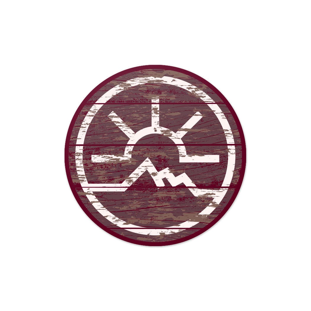 Heartland Rustic Icon Logo Vinyl Sticker – Black Maple Trading Co.