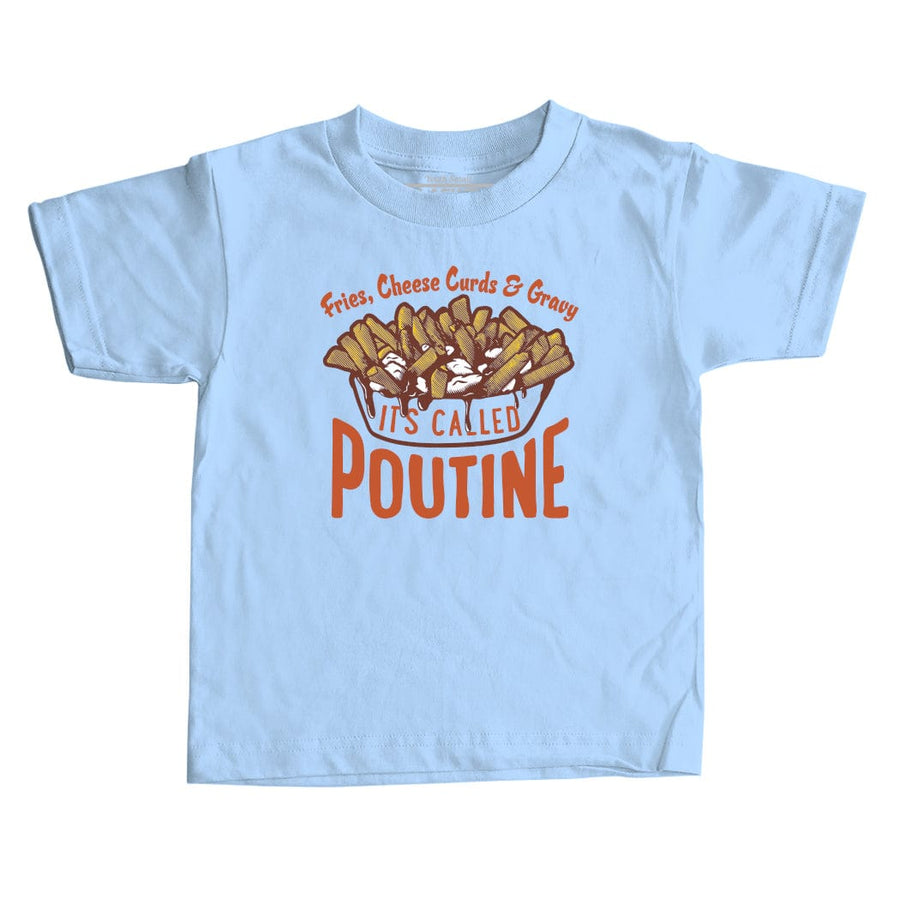 It's Called Poutine Kids T-shirt – Black Maple Trading Co.